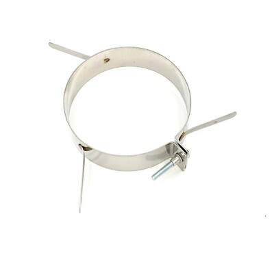 Stainless Steel Flue Liner Distance Clamp / Multi Fuel Chimney Tube Gap ...