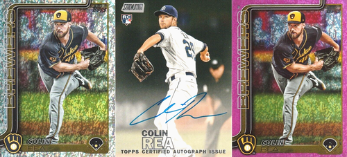Colin Rea 2025 Topps Sand Glitter, Pink Glitter, 2016 Stadium Rookie ...