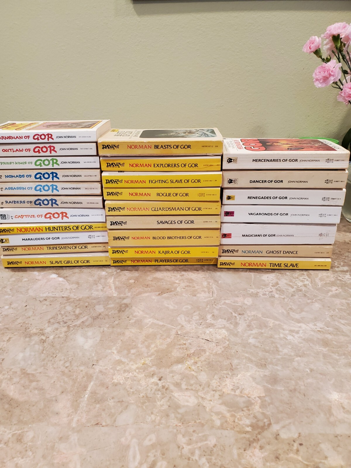 John Norman GOR The Counter Earth 1-25 Plus Time Slave & Ghost Dance 27 Pb's | eBay