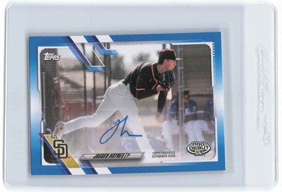 2021 TOPPS PRO DEBUT BLUE JAGGER HAYNES AUTO RC SP ROOKIE CARD /150 | eBay