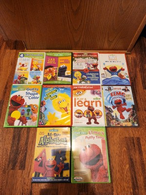 Lot of 10 Sesame Street DVD Elmo Potty Time Music Magic Best Of Elmo ...