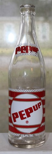 Pep Up San Antonio Texas Dragon 15 oz ACL painted label soda bottle ...