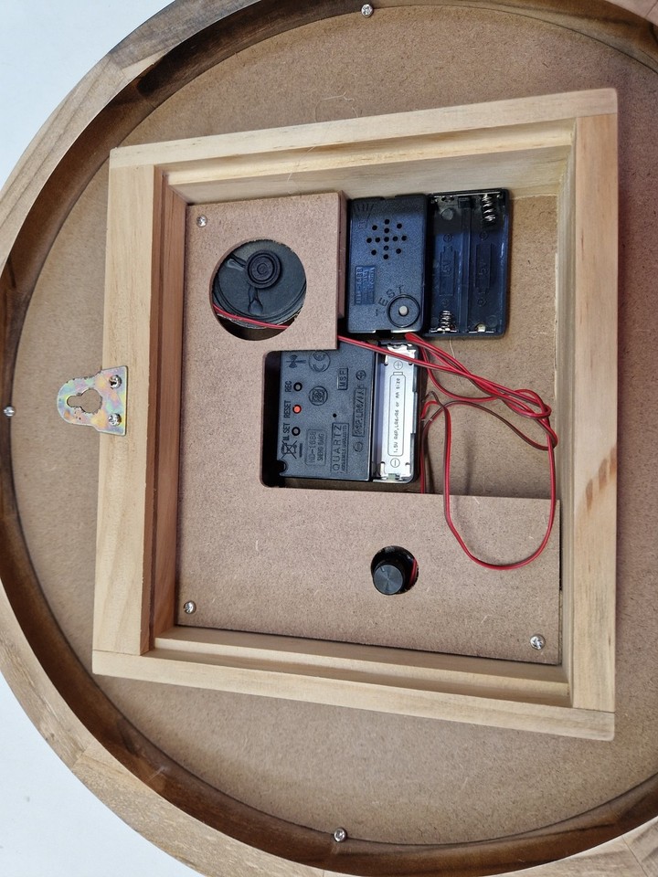 Acctim Towcester Lacock Radio Controlled Numeral 39cm Wood Wall Clock ...