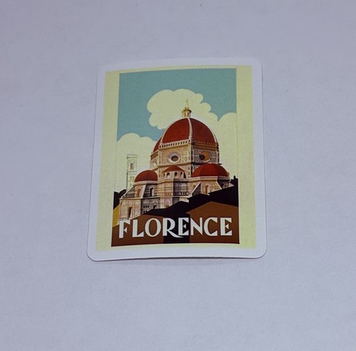 Florence Cathedral Sticker Italy Travel City Tour Art Decal Vinyl ...