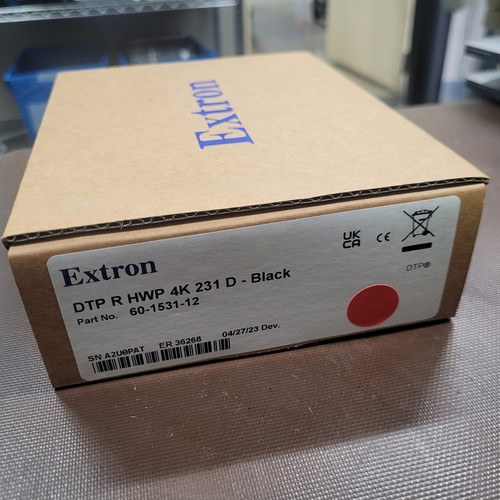 Extron DTP R HWP 4K 231 D 60-1531-12 DTP Receiver for HDMI Wallplate ...