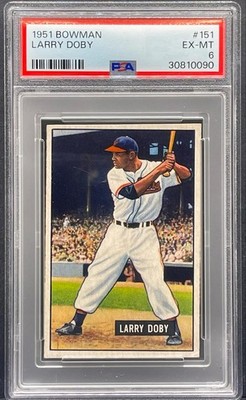 1951 Bowman Baseball #151 Larry Doby Rookie HOF RC PSA 6 EX-MT SHARP ...
