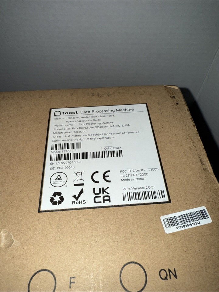 NEW Toast Flex TT203 POS Touch Screen with Customer Display | eBay