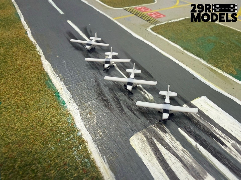 1/400 Scale Cessna 172 Skyhawk 3D Printed Airplane Model (4-PACK) | eBay