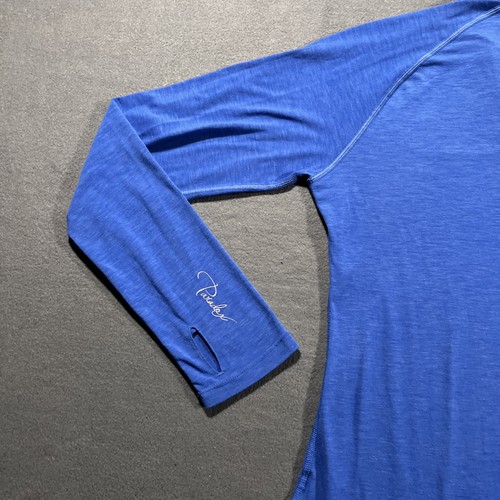 Merino Blend By Paradox 1/4 Zip Womens Small Blue DriRelease Base Layer ...