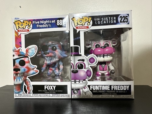 Five Nights At Freddy’s Funko Pop! Foxy & Funtime Freddy 2pcs | eBay