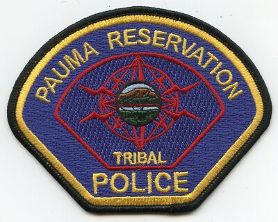 PAUMA INDIAN RESERVATION CALIFORNIA CA TRIBAL POLICE PATCH | eBay