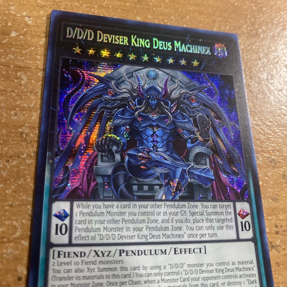 🔥 YUGIOH D/D/D Deviser King Deus Machinex MP23-EN023 PRISMATIC SECRET ...