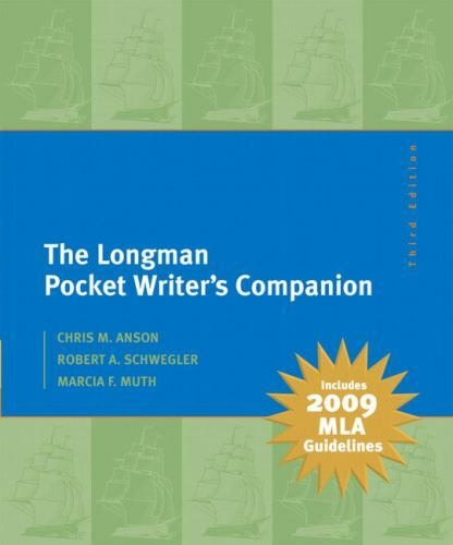 The Longman Pocket Writer's Companion by Robert A. Schwegler, Chris M ...