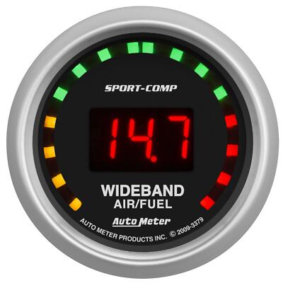 AutoMeter Air/Fuel Ratio 10:1-17:1 AFR Sport-Comp Digital Gauge 3379 | eBay