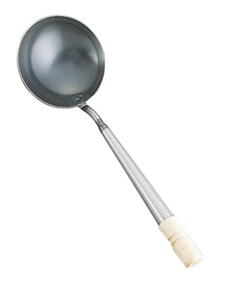 Steel Chinese food utensil: Ladle for fried rice, 150cc: Kitchen ...