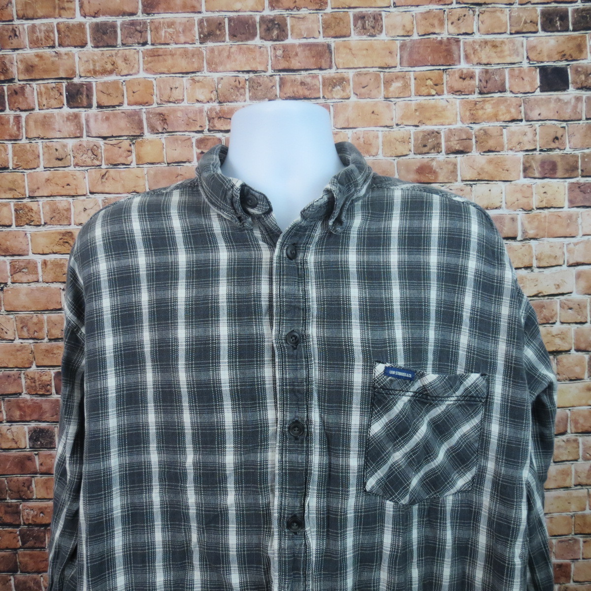 Levi's Men Button Down Shirt Size XXL Plaid & Checks … - Gem