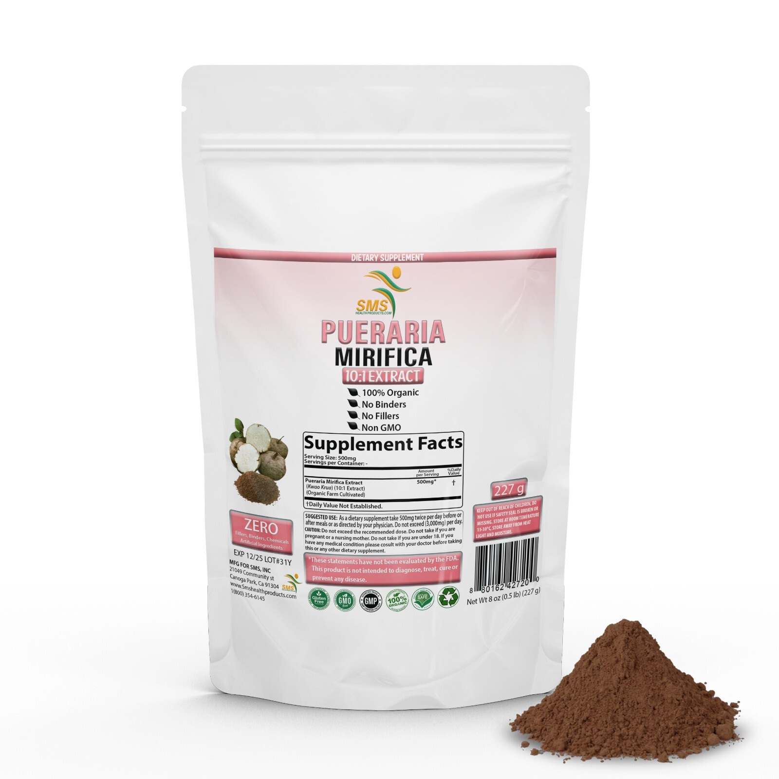 Pueraria Mirifica Root 10:1 Extract Powder Organic Natural 227g USA | eBay