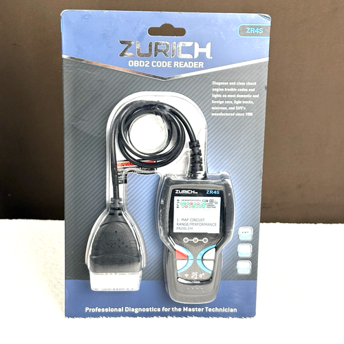 NEW & SEALED! Zurich OBD2 Code Reader ZR4S Professional Diagnostics ...