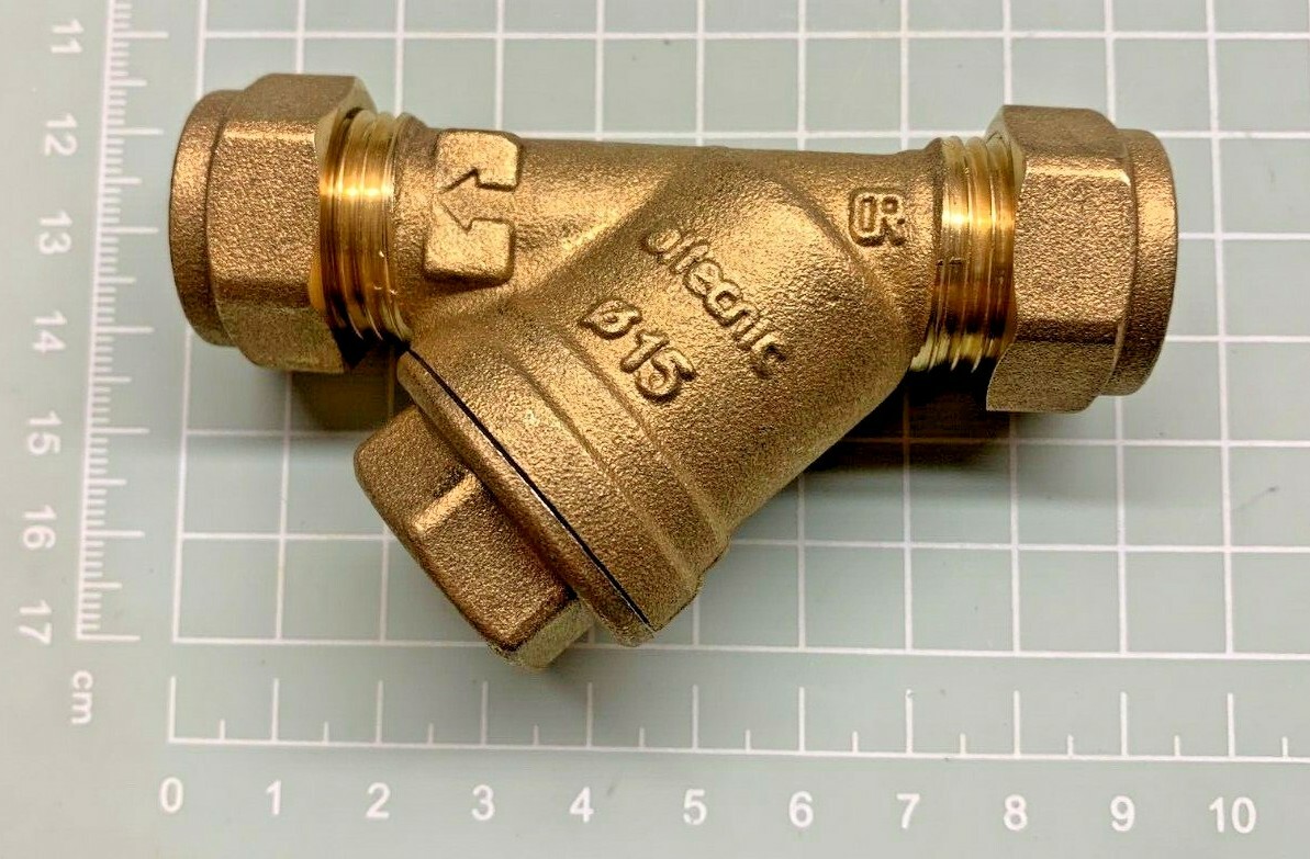 15mm Compression Brass Y Strainer ( by Altecnic ) QTY: 1 | eBay UK