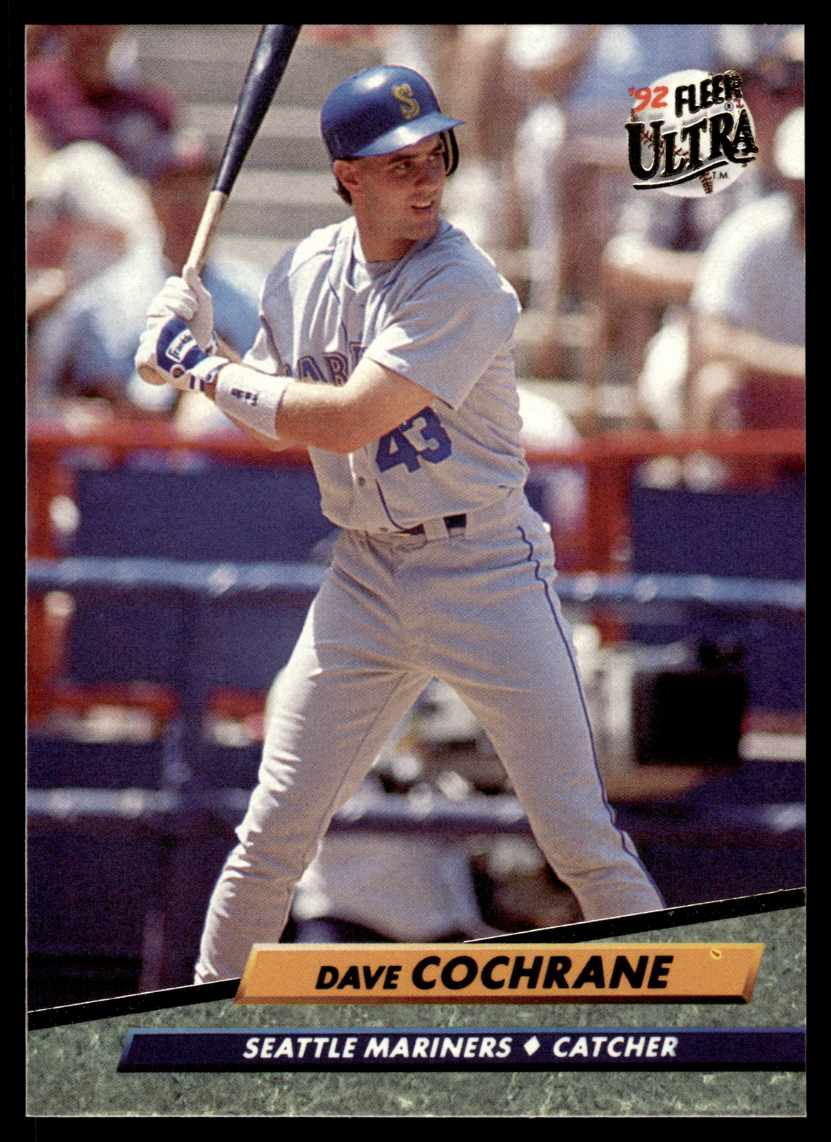 1992 Ultra #431 Dave Cochrane Seattle Mariners | eBay