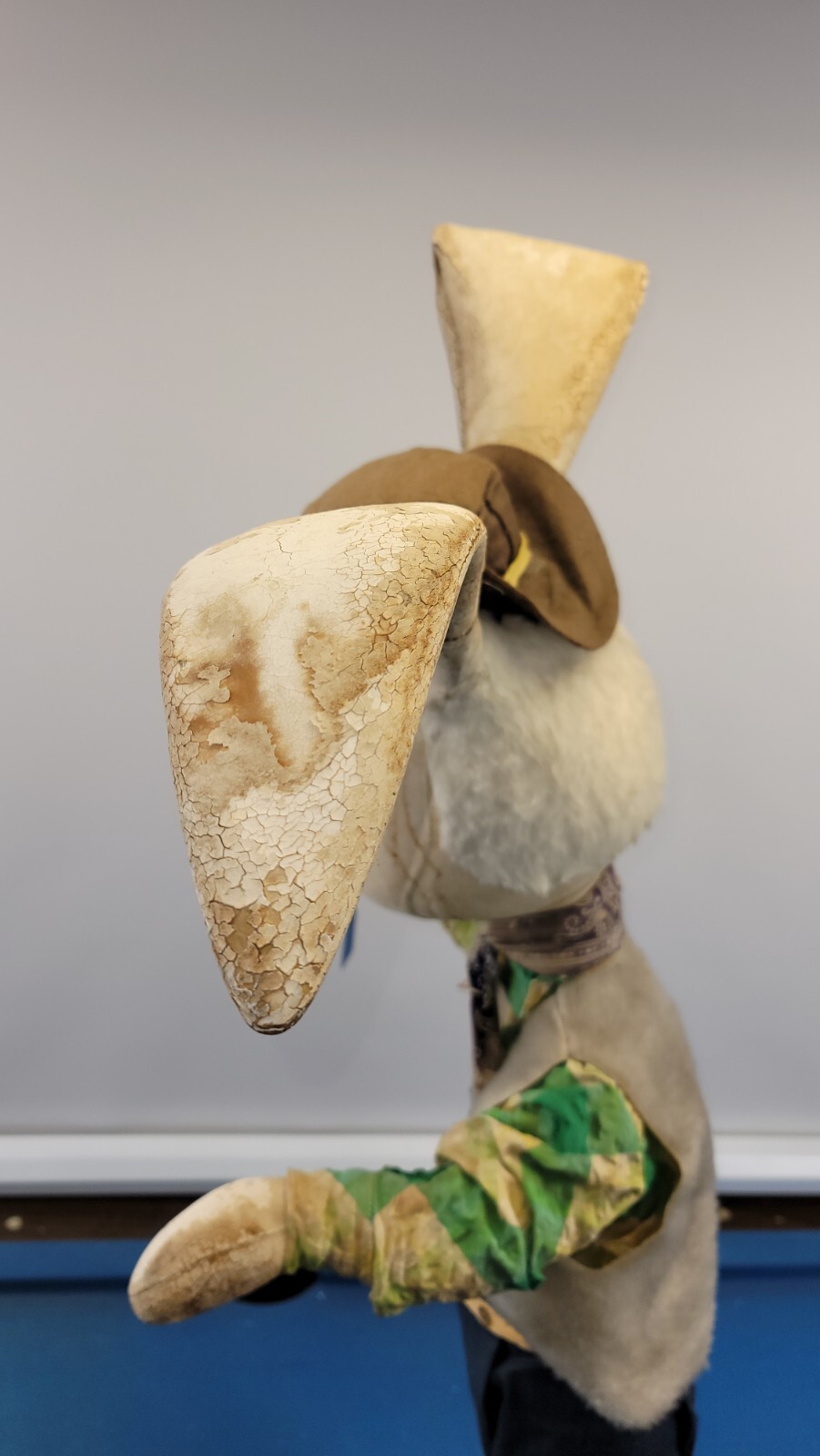 Vintage Mechanical Dressed Sheriff Rabbit Bunny Store Window Display ...