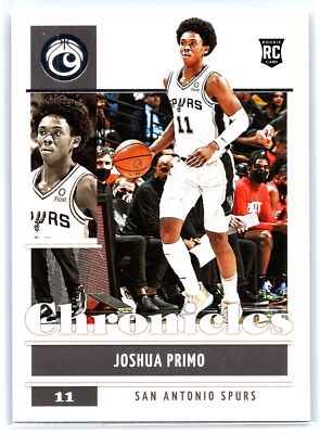 2021-22 Panini Chronicles NBA Contenders Rookie RC #29 Joshua Primo ...