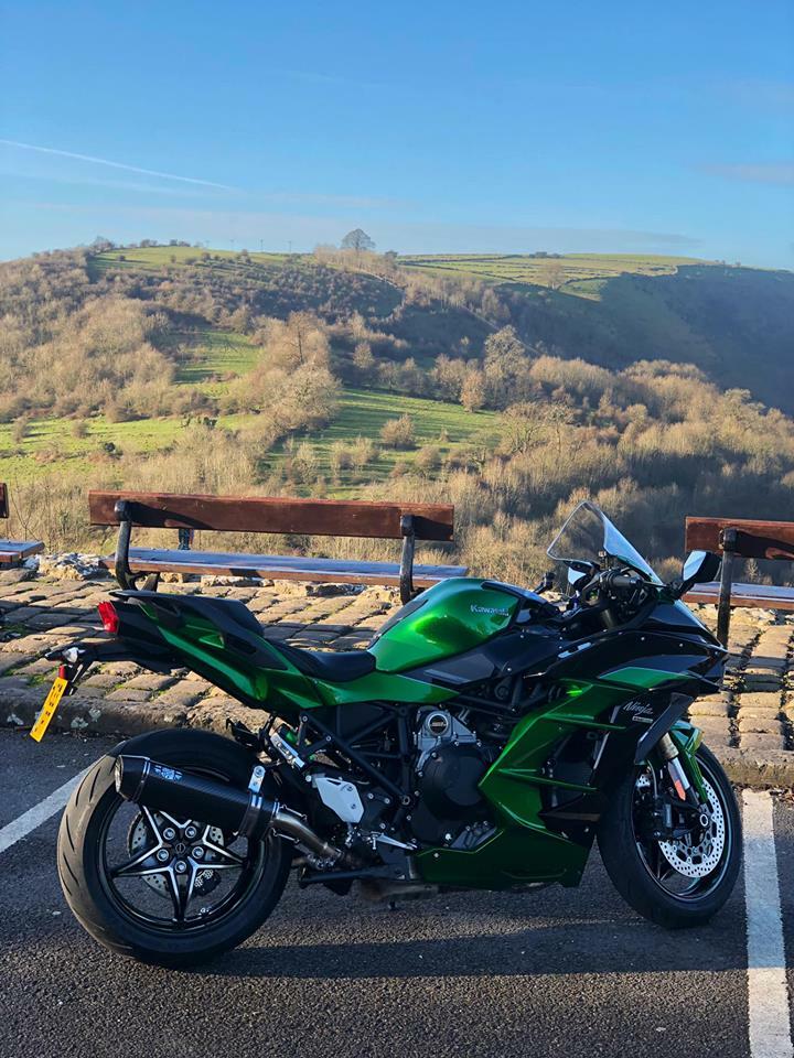 Kawasaki H2SE H2SX Ninja Performance Motorbike Road-Legal/Race Exhaust ...