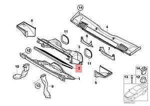 2000-2006 BMW X5 E53 Cabin Charcoal Air Filter 64312218428 2218428 ...