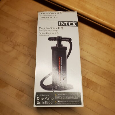 Intex Double Quick III S Hi-Output Double Action Hand Pump | eBay