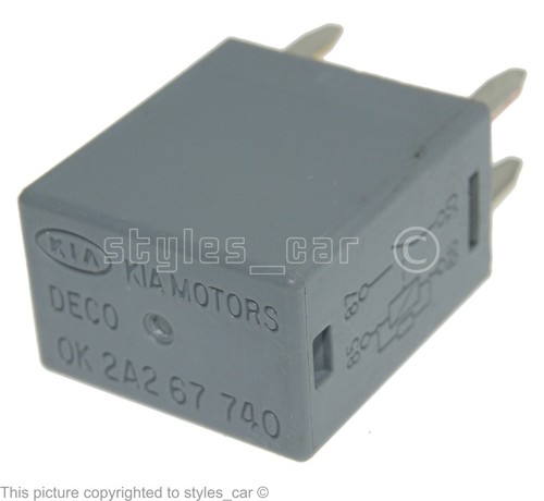 Genuine Kia Carens Rio Shuma Sedona Multi-Use 4-Pin DECO Grey Relay ...