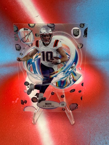 Rare Fluidity 2024 Topps Signature Class -Drake Maye - Case hit w/ Gold ...