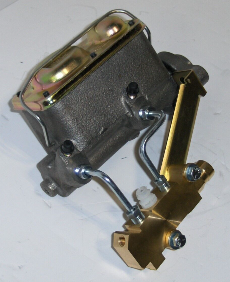 Cast Iron Brake Master Cylinder w/ Bleeders + Disc Disc Proportioning ...