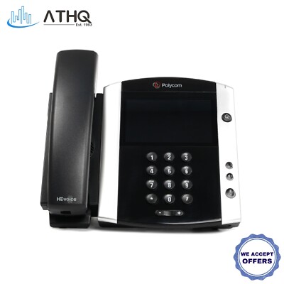 Polycom VVX 601 IP Gigabit Phone POE 2200-48600-025RS Remanufactured | eBay