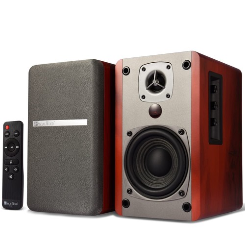 BT27 Active Powered Bluetooth Bookshelf Speakers for Studio Monitor TV ...