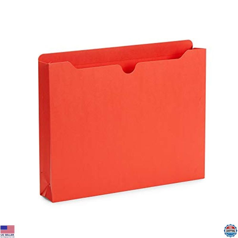 Heavy Duty 2 Inch File Jackets, Expandable Folders, 25 Pack, Assorted ...