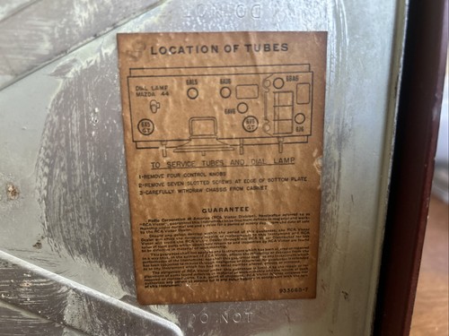 1948 Mid Century Vintage RCA Victor Table Top Tube Radio, Model 8R74 | eBay