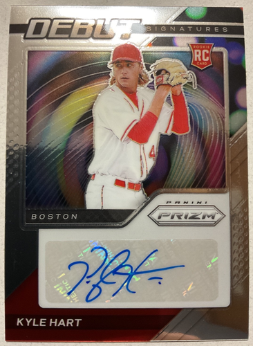 2021 PANINI PRIZM KYLE HART#DS-KH DEBUT SIGNATURES AUTO SP BOSTON RED ...
