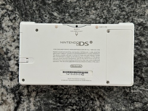 Nintendo DSi Console Pokemon Reshiram Zekrom White Limited Edition ...