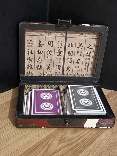 Playing Card Double Deck American Contract Bridge League in VTG Box | eBay