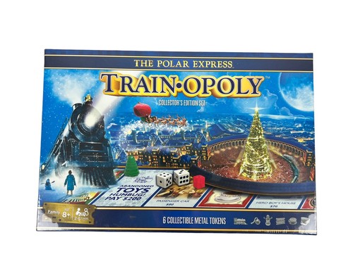The Polar Express Train-Opoly Collector's Edition Board Game NEW Sealed ...