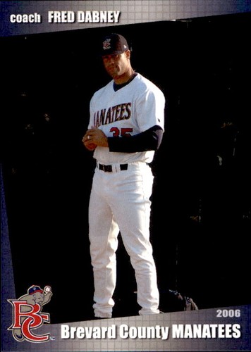 2006 Brevard County Manatees Grandstand #33 Fred Dabney Venice Florida ...