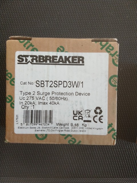Crabtree Surge Device sbt2spd3w/1 starbreaker range BOXED AND for sale ...