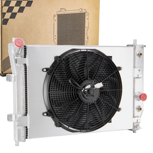 3-Row Aluminum Radiator+Shroud Fan For 2005-2013 Chevy Corvette C6 6.0 ...