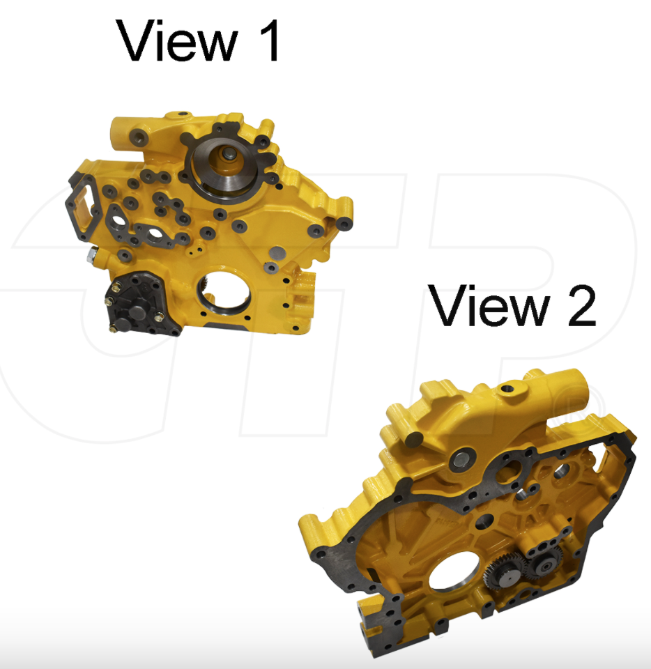 294-1727 OIL PUMP FITS CAT 320DL 320D 323DL 320C WITH INTER COOLER ...