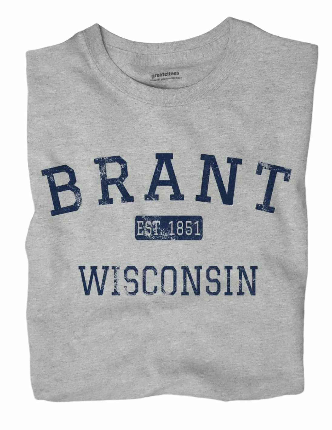 Brant Wisconsin WI T-Shirt EST | eBay