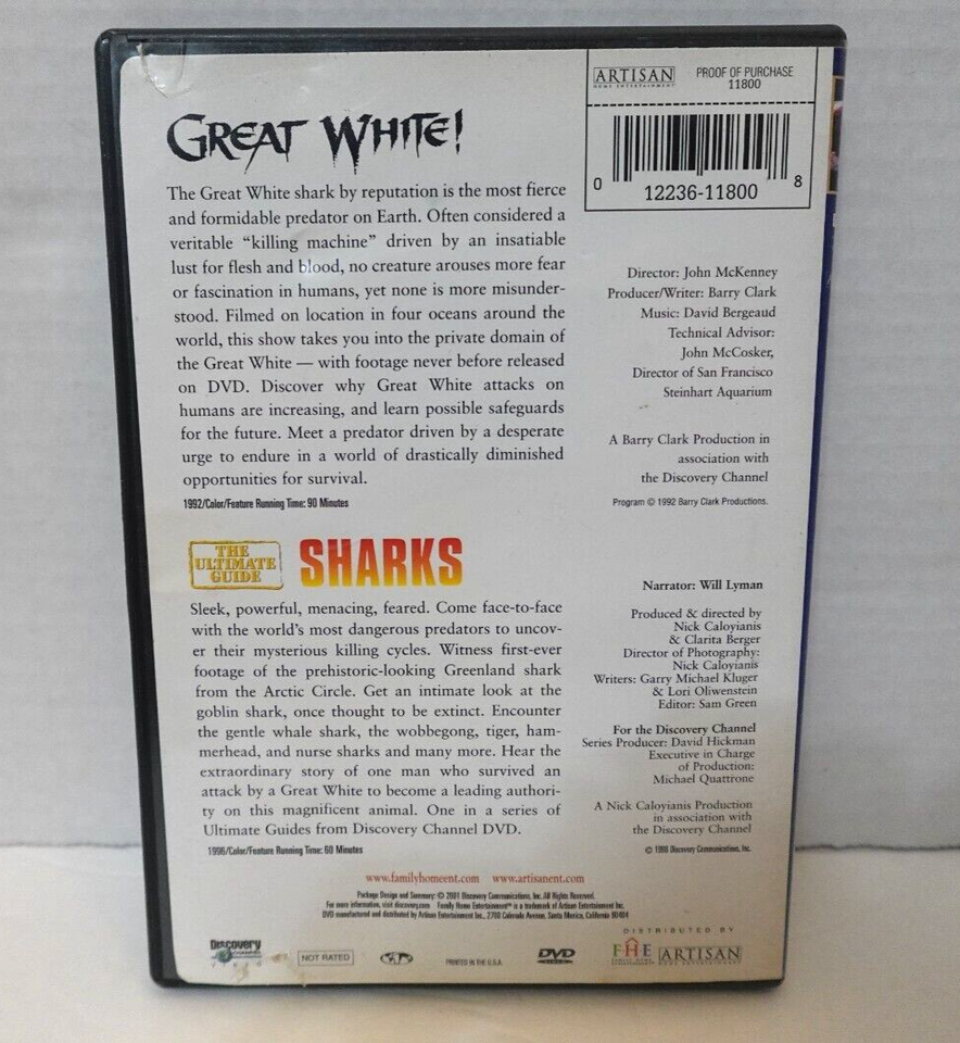 Discovery Channel: Sharks - Great White & The Ultimate Guide to Sharks ...