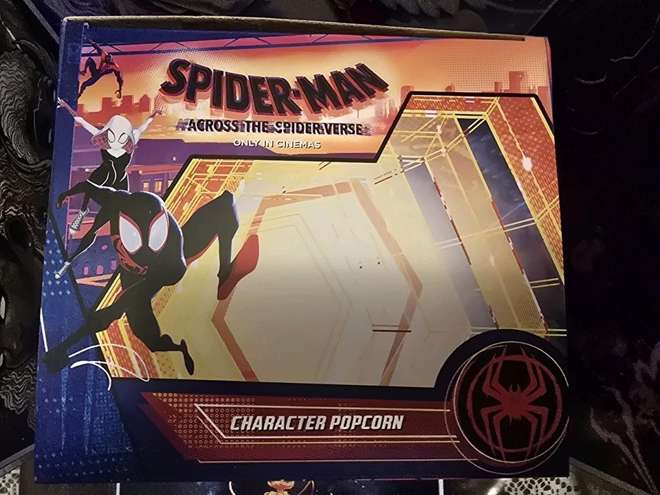 Across The Spiderverse Miles Morales & Spider-Gwen Popcorn Buckets AMC ...
