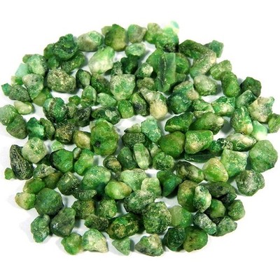 64.25Cts100%Natural Green brazil Emerald Rough Cabochon Loose Gemstone ...