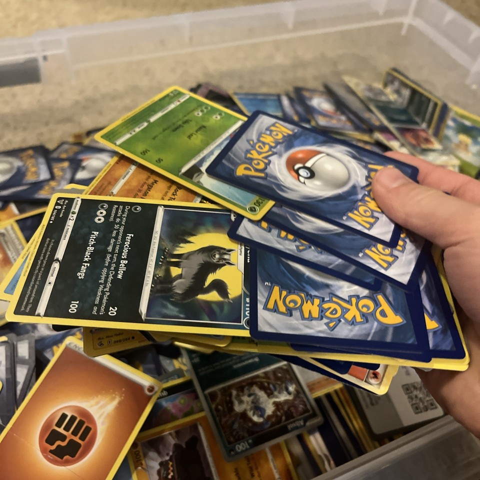 Approx 13lbs Pokemon Bulk Cards Lot Good Condition All Eras Some May Be ...