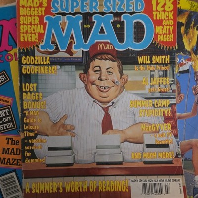 MAD MAGAZINE Super Size Mad Super Special # 129 July 1998 | eBay